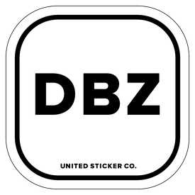Dragon Ball Z [ DBZ ] Lettering Decal | United Sticker Co.