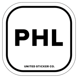 Philippines [ PHL ] Lettering Decal | United Sticker Co.