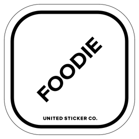 [ Foodie ] Lettering Decal | United Sticker Co.