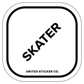 [ Skater ] Lettering Decal | United Sticker Co.