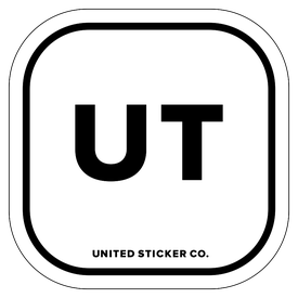 Utah [ UT ] Lettering Decal | United Sticker Co.